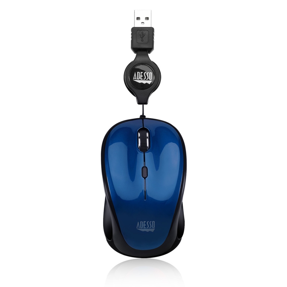 Compra Mouse Adesso Óptico, Alámbrico, USB, 1600DPI, Azul iMouse S8L ...