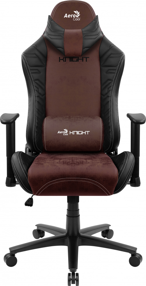 Aerocool Silla Gamer KNIGHT AeroSuede, hasta 150Kg, Negro/Rojo ...