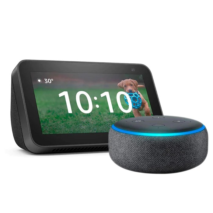 Compra Amazon Kit de Echo Dot y Echo Show 5 Asistentes de Voz ...
