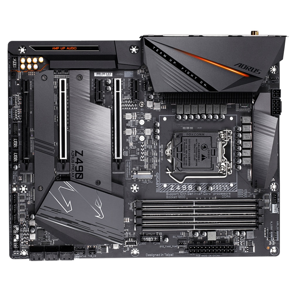 Tarjeta Madre AORUS ATX Z490 PRO AX (rev. 1.x), S-1200, Intel Z490 ...