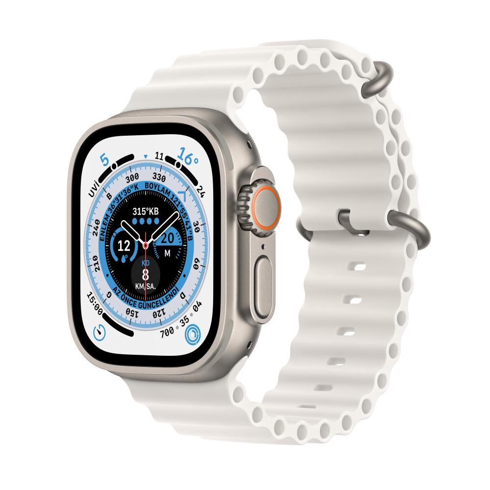 Apple Watch Ultra GPS + Cellular, Caja de Titanio de 49mm, Correa Ocean ...