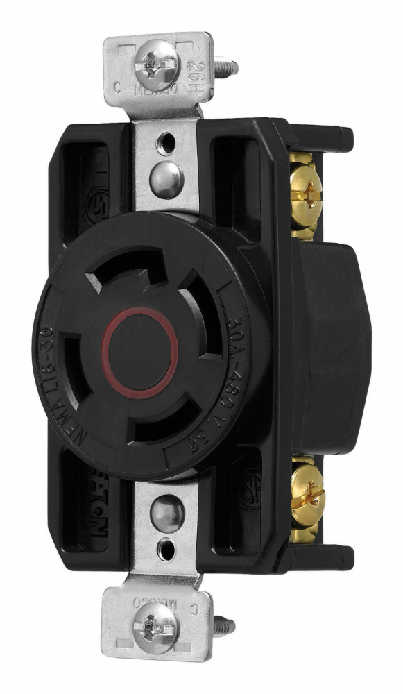 Compra Arrow Hart NEMA L16-30R 480V 30A Negro AHCL1630R | Cyberpuerta.mx