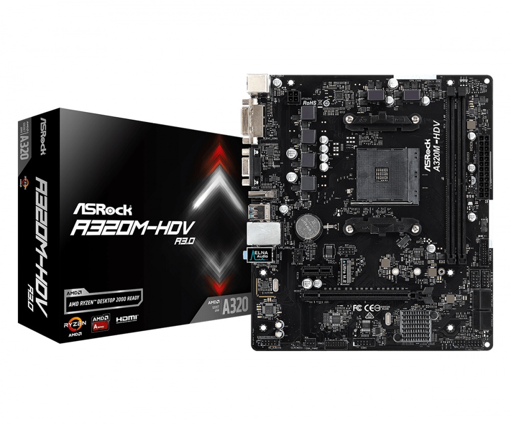 Compra Tarjeta Madre ASRock Micro ATX S-AM4 AMD A320 90-MXB970-A0UAYZ ...