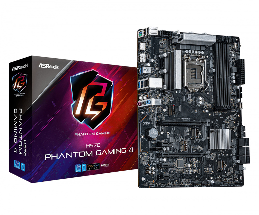 Compra Tarjeta Madre ASRock ATX Intel H570, H570 Phantom Gaming 4 ...