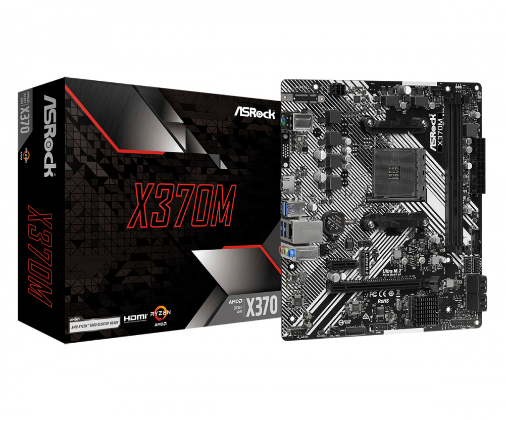 Compra Tarjeta Madre ASRock Micro-ATX, S-AM4, 32GB DDR4, X370M ...