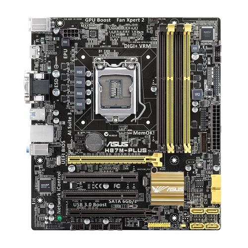 Compra Tarjeta Madre ASUS micro ATX H87M-Plus, S-1150, Intel HM87 ...
