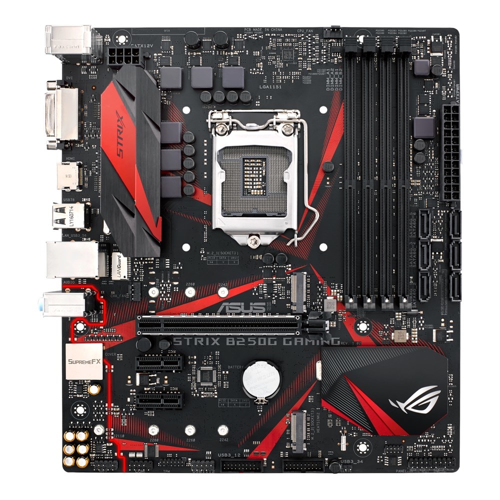 Compra ASUS micro ATX ROG STRIX B250G GAMING Intel B25 64GB 90MB0TU0 ...