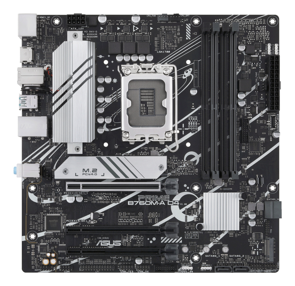 Compra ASUS Tarjeta Madre Micro-ATX LGA 1700 B760 DDR4 HDMI/DP ...