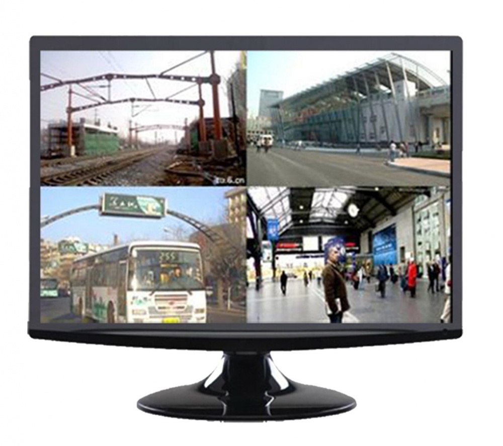 Avue Monitor LED 21.5" para Videovigilancia, VGA, 1920 x 1080, Negro ...