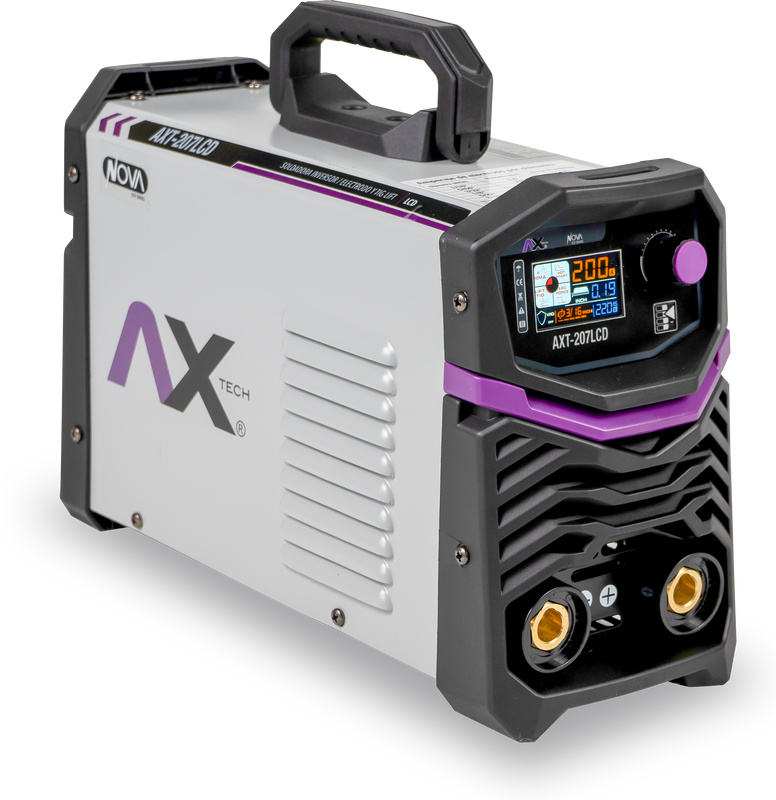 Compra Axtech Soldadora Inversora 200A 110-220V AXT-207LCD | Cyberpuerta.mx