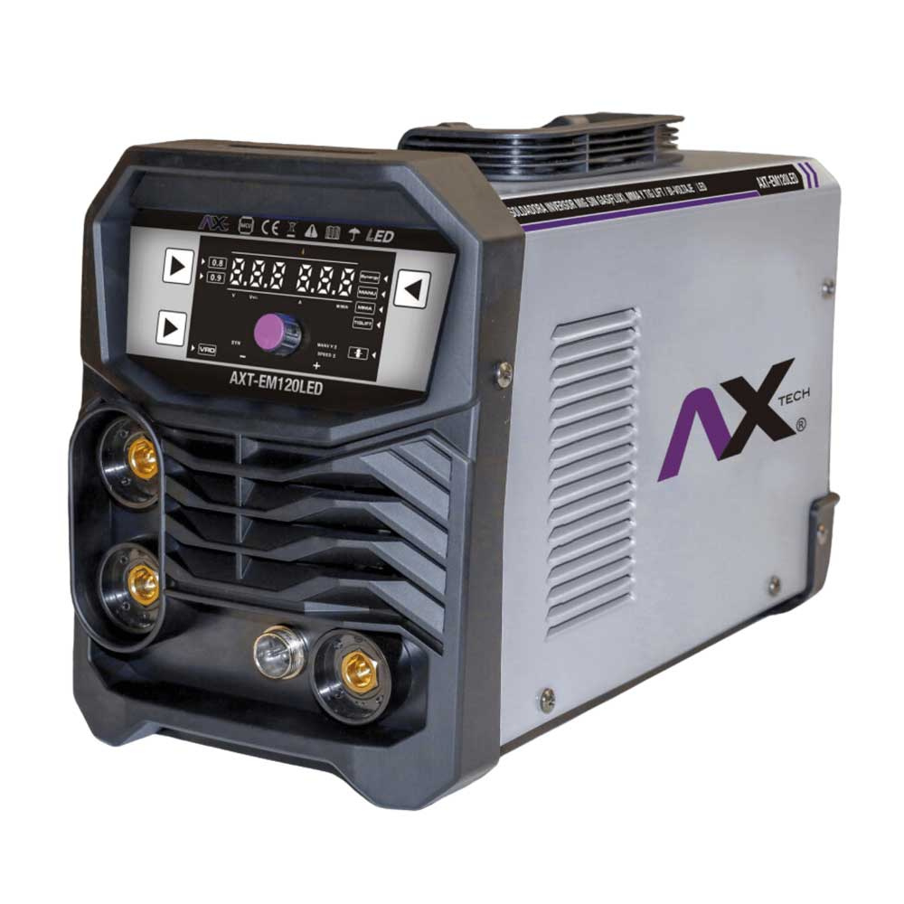 Compra Axtech Soldadora Inversora 120A GMAW/MMA/GTAW AXT-EM120LED ...