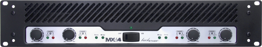Compra Backstage Amplificador MX4.4, 4.0 Canales, 800W, XLR, Negro MX4.4 | Cyberpuerta.mx