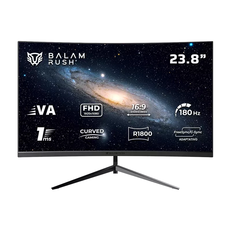 Monitor Gamer Curvo Balam Rush Andromeda MAG24Y LED 23.8", 1920x1080 ...