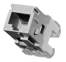 Compra Belden Jack Modular Categoría 5e, RJ-45, Estilo MDVO, Blanco ...