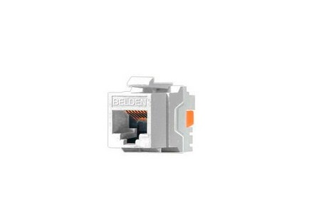 Compra Belden Jack Modular Categoría 5e RJ-45 Blanco AX101309 ...