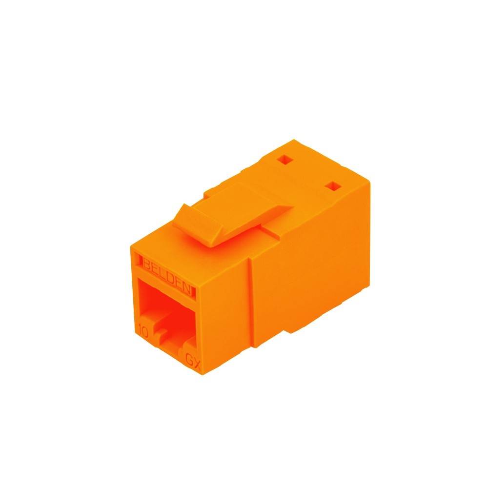 Compra Belden Red Cat6a RJ-45 jack Naranja RVAMJKUOR-S1 | Cyberpuerta.mx