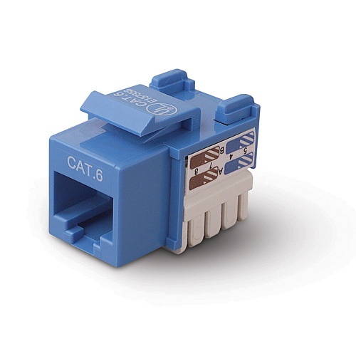 Compra Belkin Jack de Red Cat6 Tipo Keystone, RJ-45, Azul, R6D026-AB6 ...