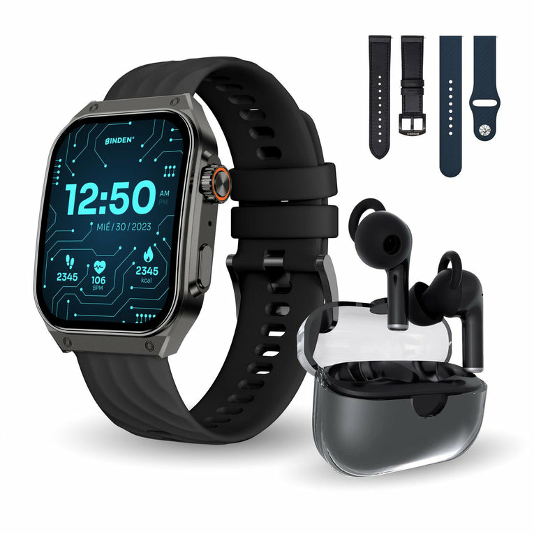 Binden Smartwatch ERA Day Line, Touch, Bluetooth 5.0, Android/iOS ...