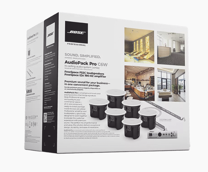 Compra Bose Kit Sonido Envolvente 12W 6 Piezas AUDIOPACKPROC6W ...