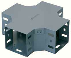 Bticino Derivación Plana en "X" DX-100N, 200 x 100mm, Gris | Cyberpuerta.mx