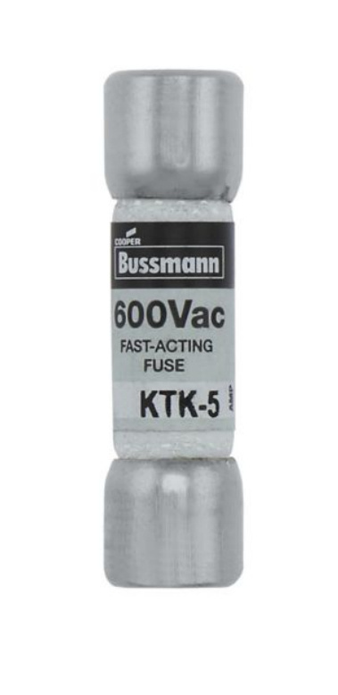 Compra Fusible Pequeño Bussmann Acción Rápida, 5A, 600V, KTK-5 ...