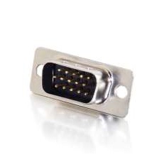 C2G Conector D-SUB VGA HD15 Macho, Plata | Cyberpuerta.mx