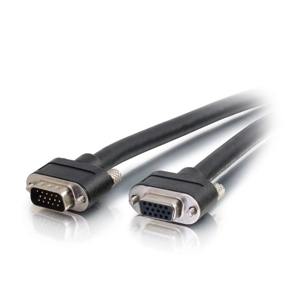 C2G Cable VGA Macho - VGA Hembra, 7.6 Metros, Negro | Cyberpuerta.mx