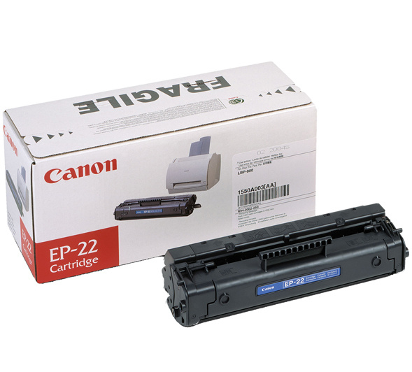 Tóner Canon EP-22 Negro, 2500 Páginas | Cyberpuerta.mx