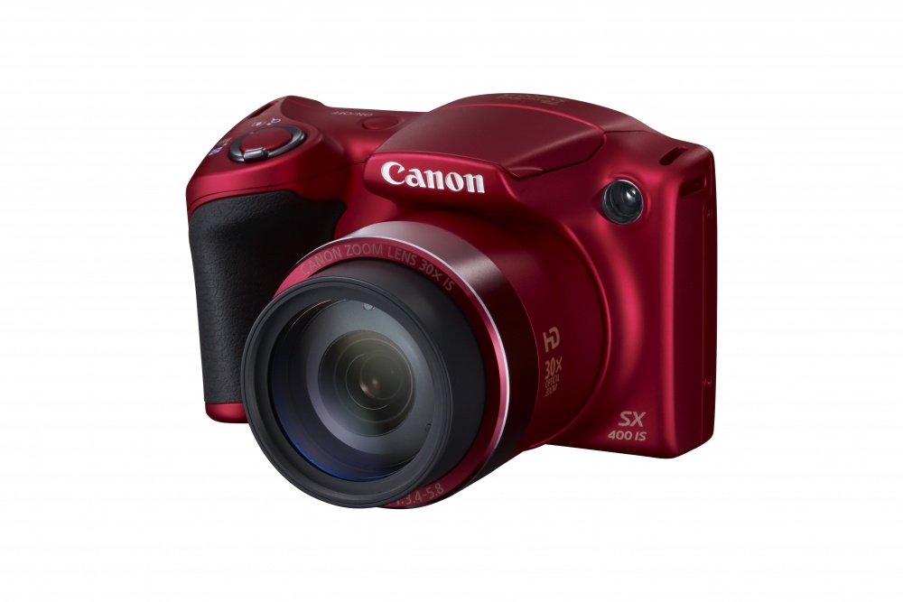 Compra Cámara Digital Canon PowerShot SX400 IS 16MP Zoom 30x Rojo ...