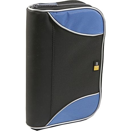 Compra Case Logic Estuche de Nylon para CD/DVD, 72 Discos, Negro/Azul ...