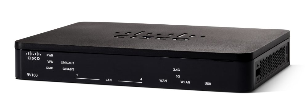 Compra Router Cisco con Firewall RV160 VPN, Alámbrico, 4x RJ-45, RV160 ...