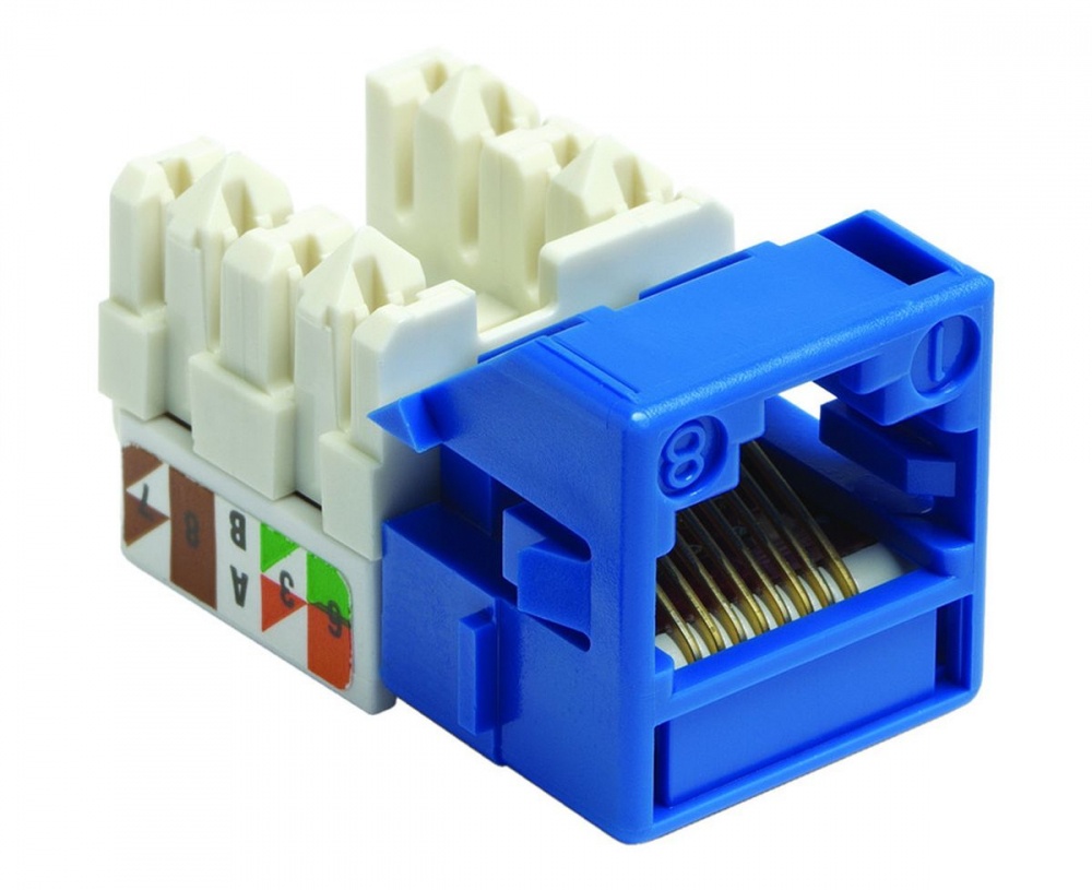Compra Commscope Conector Cat5e RJ-45 UTP, Azul, 108232778 | Cyberpuerta.mx