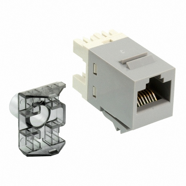 Compra CommScope Jack de Red Cat6a, RJ-45, Gris 1375055-4 | Cyberpuerta.mx