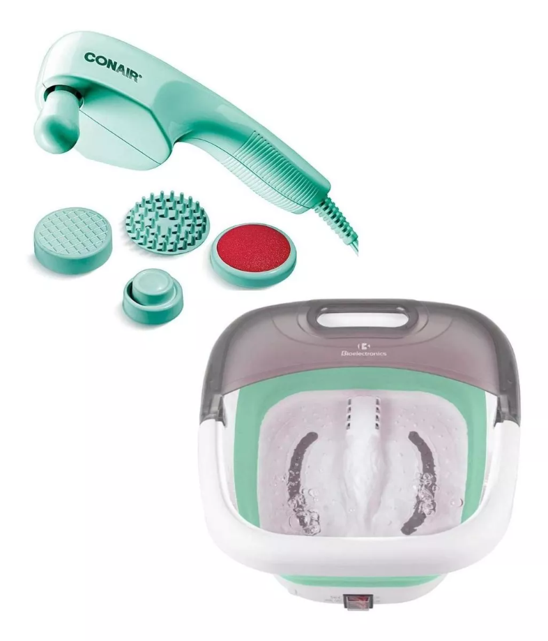 Compra Conair Kit Masajeador Corporal y Tina de Agua para Pies ECOM104 ...