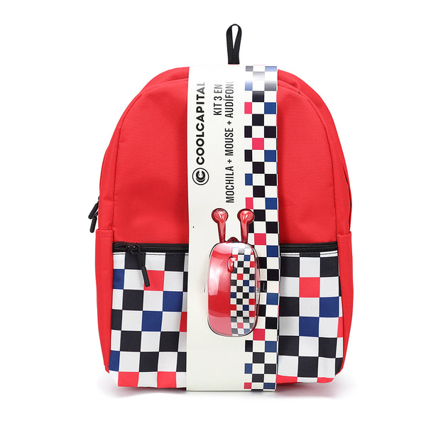 Compra Cool Capital Mochila de Poliéster para Laptop 15", Rojo CC ...