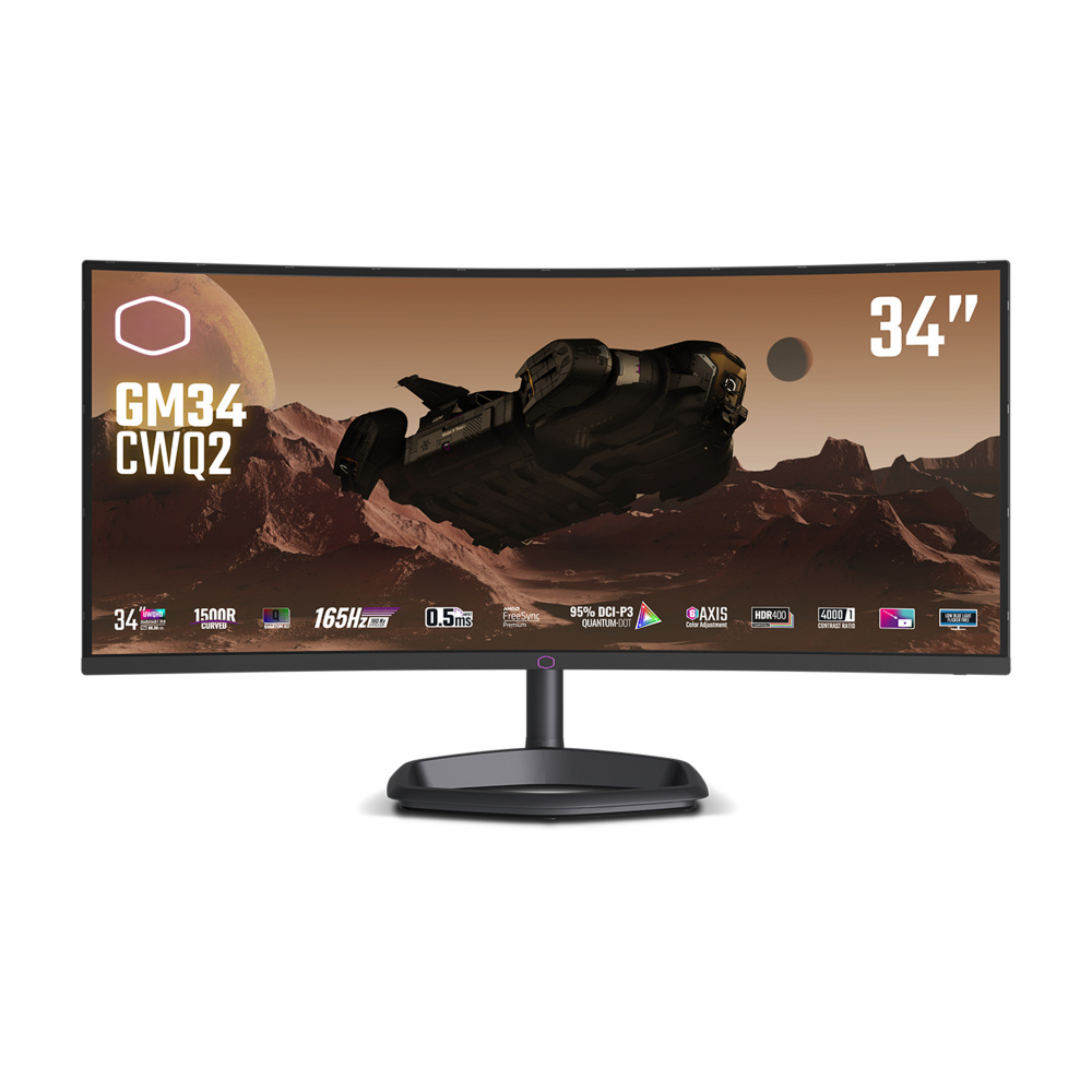 Compra Monitor Gamer Curvo 34" 3440x1440 165Hz G-Sync CMI-GM34-CWQ2-US | Cyberpuerta.mx