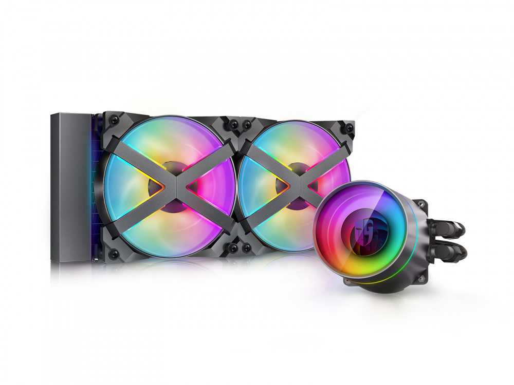 Compra DeepCool Castle 240EX RGB Enfriamiento Líquido DP-GS-H12-CSL240EX-RGB | Cyberpuerta.mx