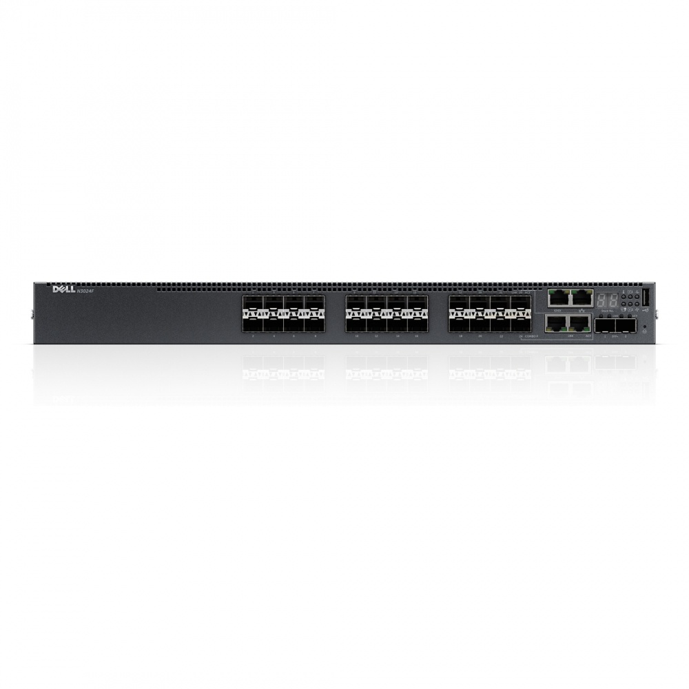 Compra Swtich Dell Gigabit Ethernet PowerConnect N3024F, 24 Puertos, 210-ABOE | Cyberpuerta.mx