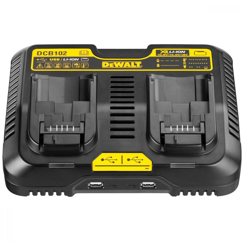 Compra DeWALT Cargador Doble de Batería Ión de Litio DCB102 ...