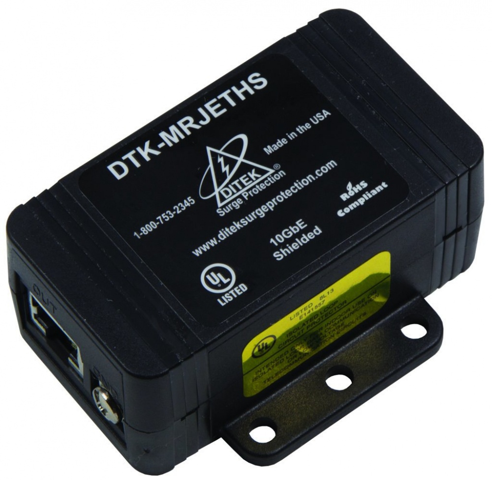 Compra Ditek Protector Poe DTK-MRJETHS Gigabit Ethernet, 2x RJ-45 DTK ...