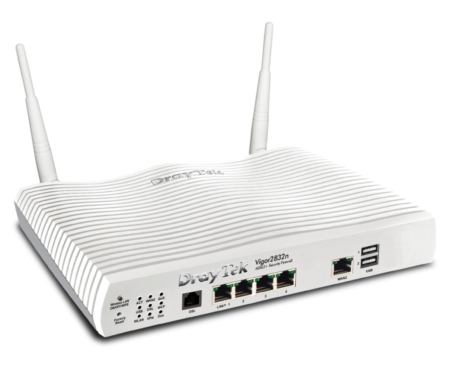 Compra Router Draytek Gigabit Ethernet VIGOR2832N + Modem 2.4GHz ...