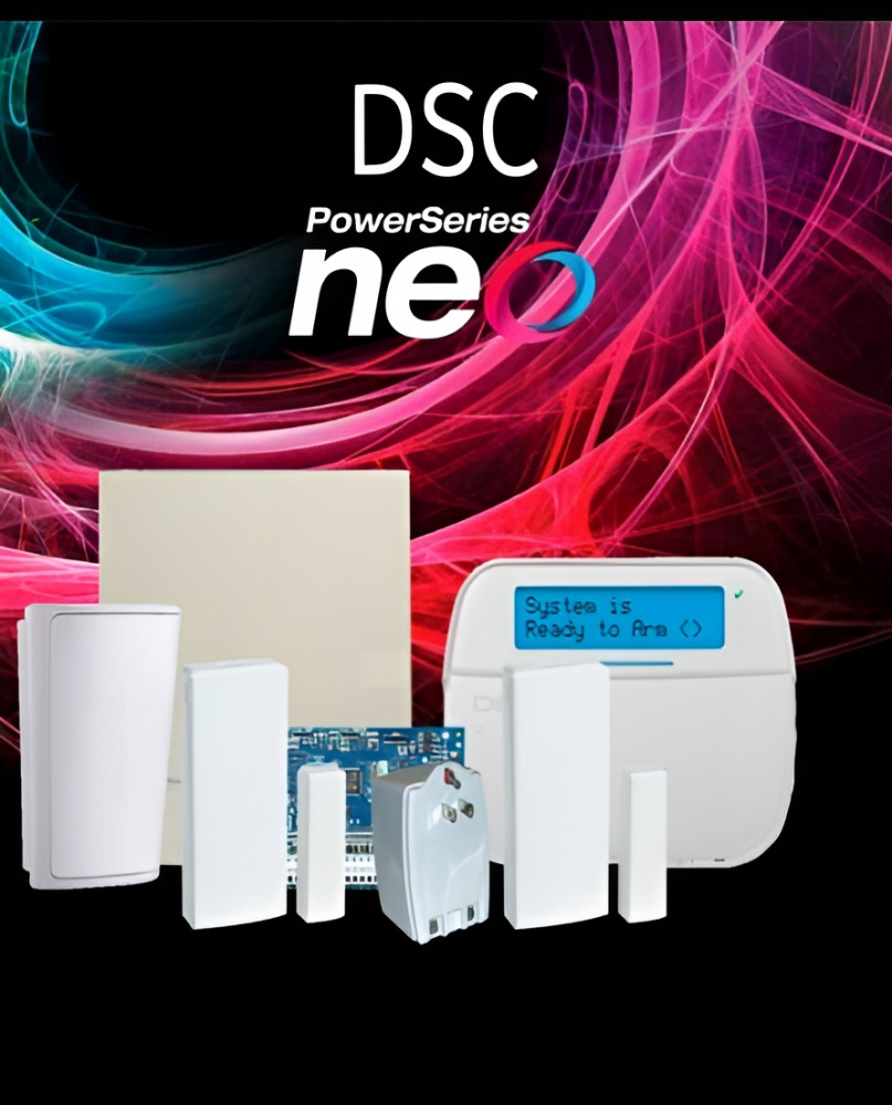 Compra DSC Kit Sistema de Alarma Power NEO, Inalám, NEO-RF-LCD-SB 10 PACK | Cyberpuerta.mx
