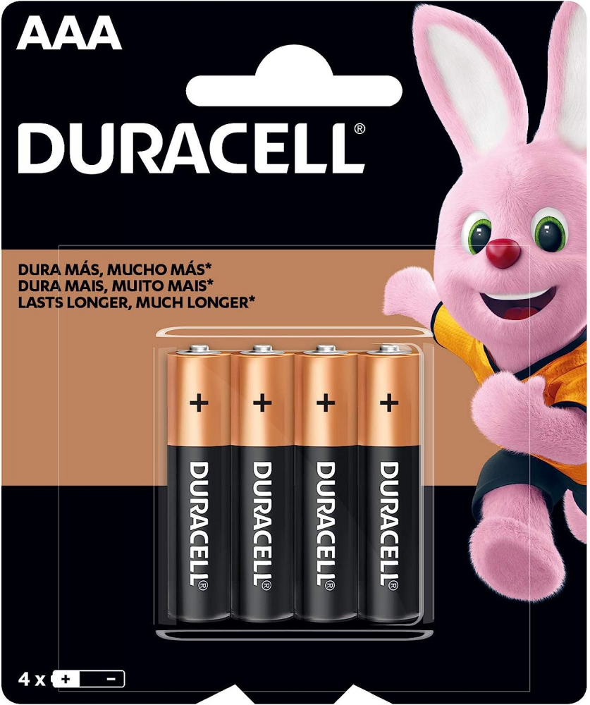 Compra Duracell Pila Alcalina 1.5V 4 Piezas MN2400B24 | Cyberpuerta.mx