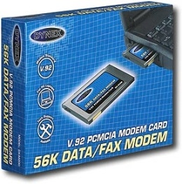 Dynex DX-M200 Modem Data/Fax, V.92 PCMCIA, 56 Kbit/s DX-M200 ...