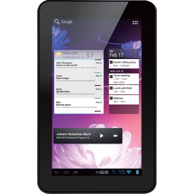 Compra Tablet Ematic Genesis 7'', 4GB, Android 4.0, WLAN, Negro EGL26BL ...