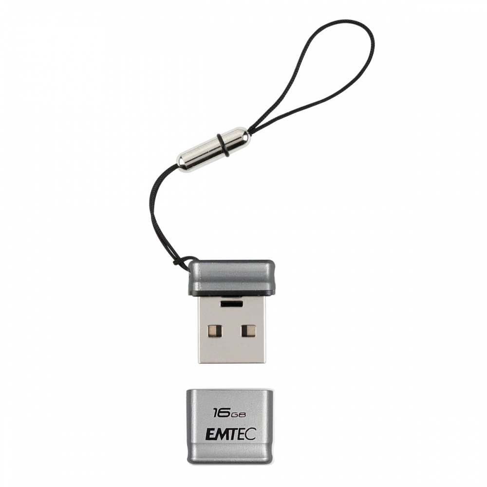 Compra Memoria USB Emtec S100, 16GB, USB 2.0, Gris EKMMD16GS100 ...
