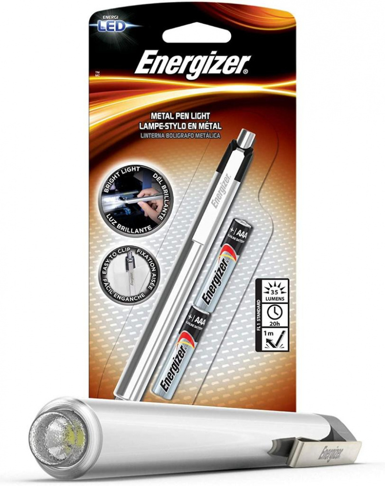 Compra Energizer Linterna LED Tipo Pluma LINENEPLED23AE 35 L Metálico ...