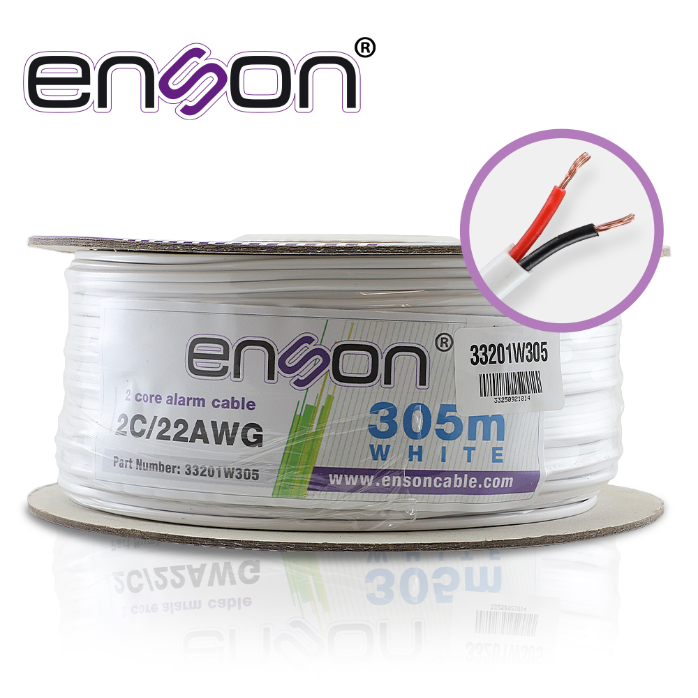 Compra Enson Bobina de Cable Alarma 33201W305 2C/22W PRO-II, 305m ...
