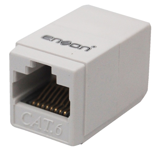 Compra Red Cat6 Enson Jack RJ-45 Blanco EPRO-COP6 | Cyberpuerta.mx