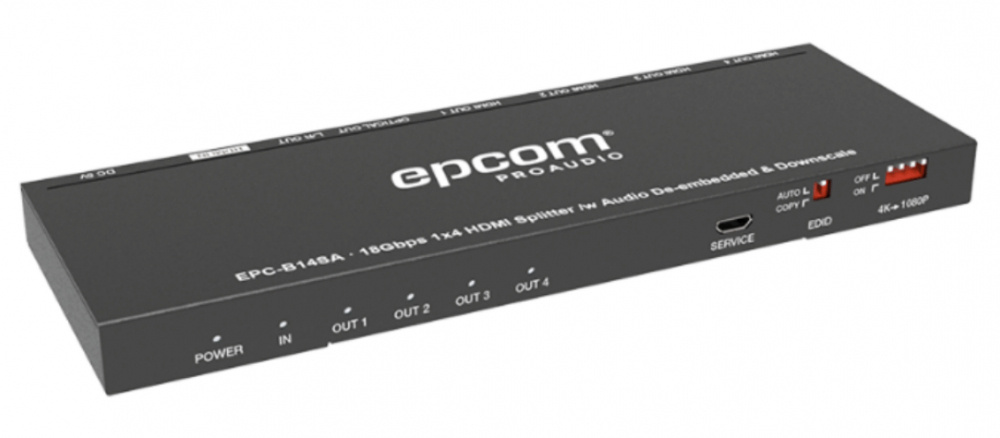 Compra Epcom Video Splitter HDMI/Extractor de Audio 2 Puertos ...